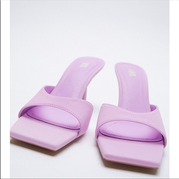 Zara | Shoes | Zara Square Toe Heels | Poshmark